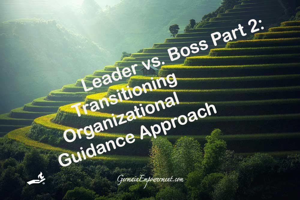 Leader vs. Boss Part 2: Transitioning Organizational Guidance Approach ...